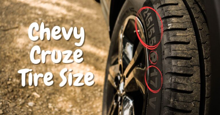 Decoding The Mystery The Ultimate Guide To 2013 Chevrolet Cruze Tire Size